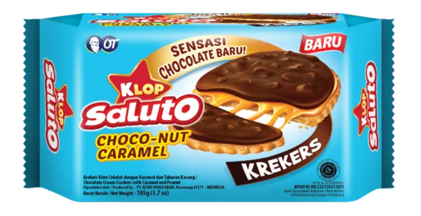 Bánh quy Klop Saluto Sô-cô-la đậu phộng và caramel (420g) - PSD
